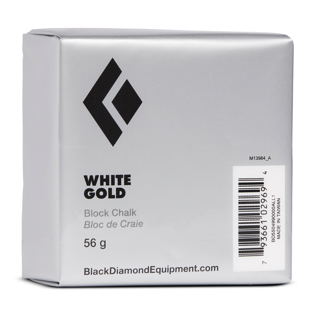 Black Diamond Chalk White Gold 56g Block | Mountain Mail Order