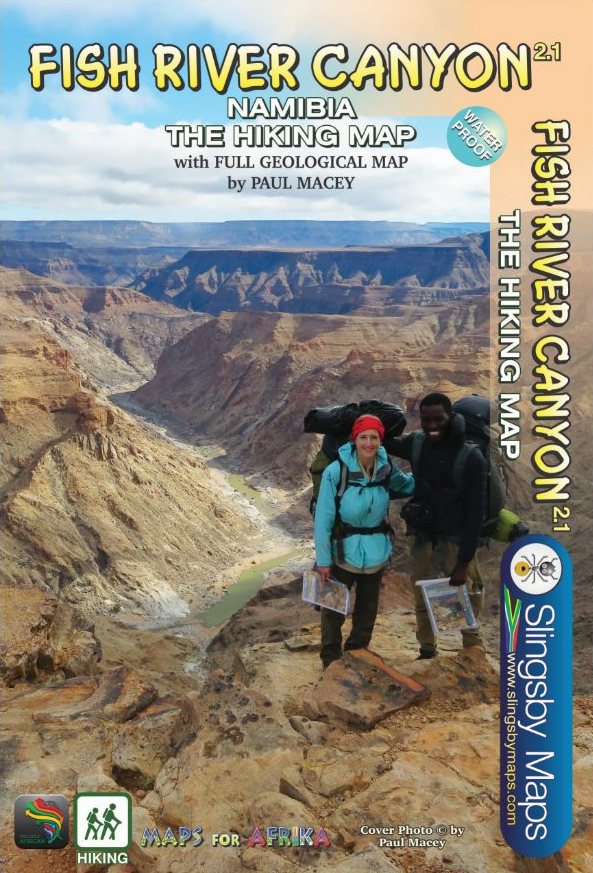 Slingsby Fish River Canyon Hiking Map Edition 2.1 | Mountain Mail Order