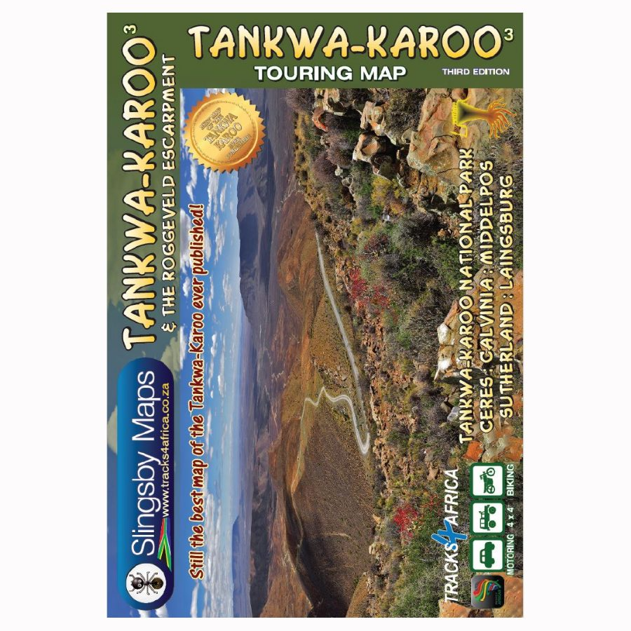 Slingsby Tankwa-Karoo Map 3rd Edition | Mountain Mail Order